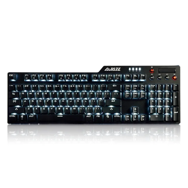 Ajazz assassin II alloy mechanical keyboard ak35i multimedia knob game ...