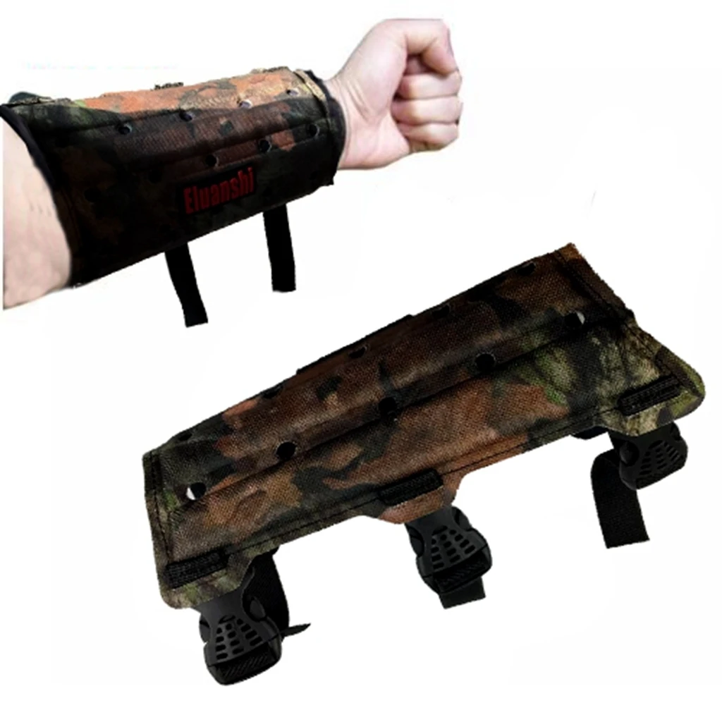 Archery Hand Chest Protector Arm Protective Guard 3 Three Finger Glove ...