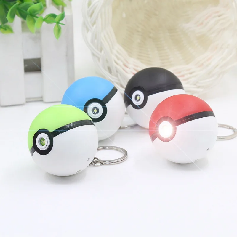 Pokemon Elf Poke Ball LED Sounds Shiny Keychain - KawaiiMerch.com