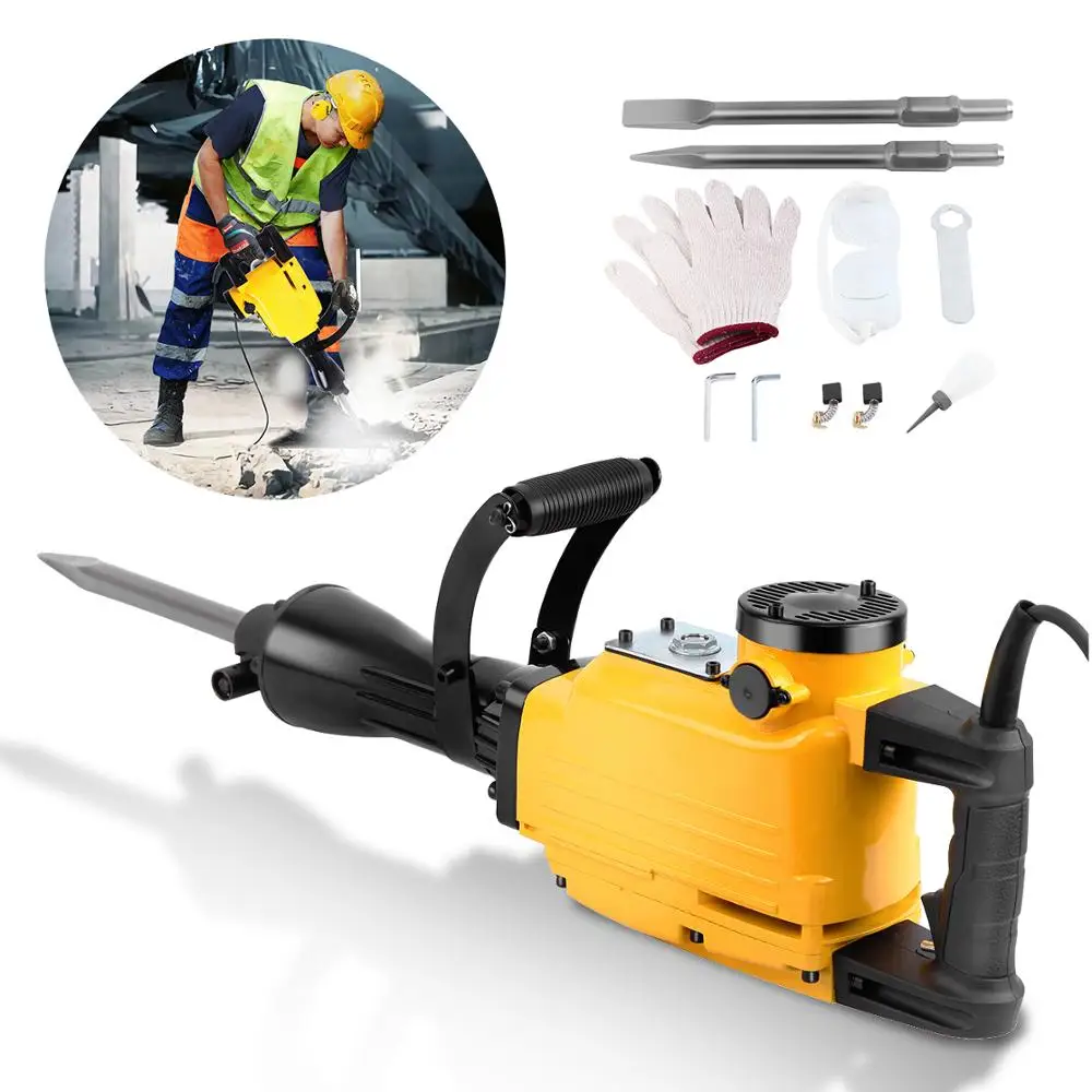 Ridgeyard martillo eléctrico de demolición de 1050W/1850W/2400W ...