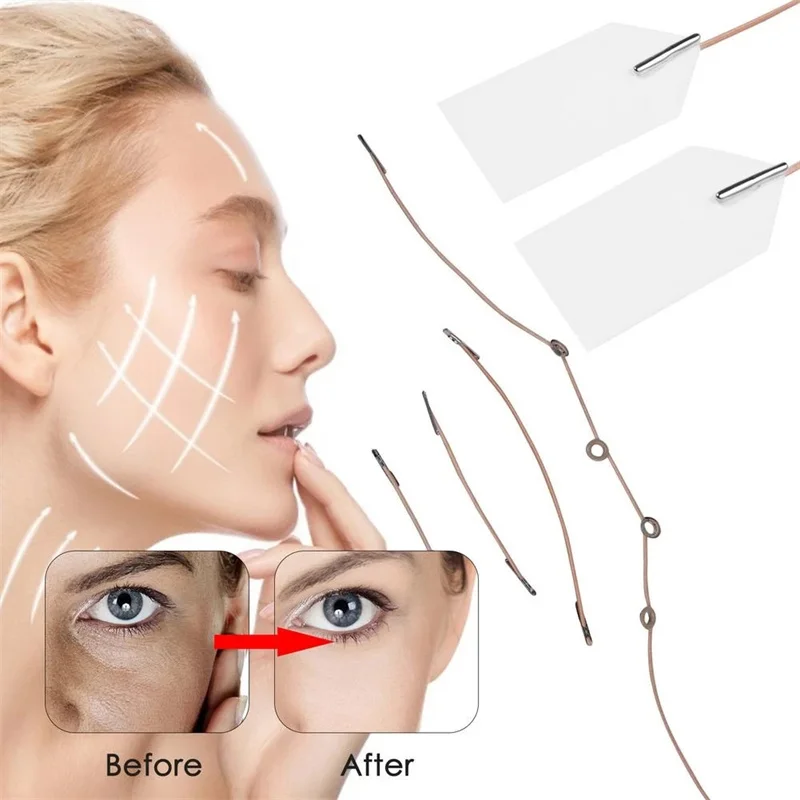 16-40PC-V-Face-Makeup-Adhesive-Tape-Neck-Facial-Line-Anti-Wrinkle ...