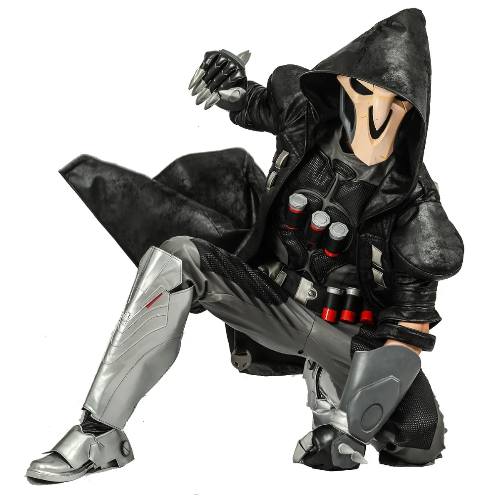 Anime Overwatch Reaper Cosplay Costume - AllCosplay.com