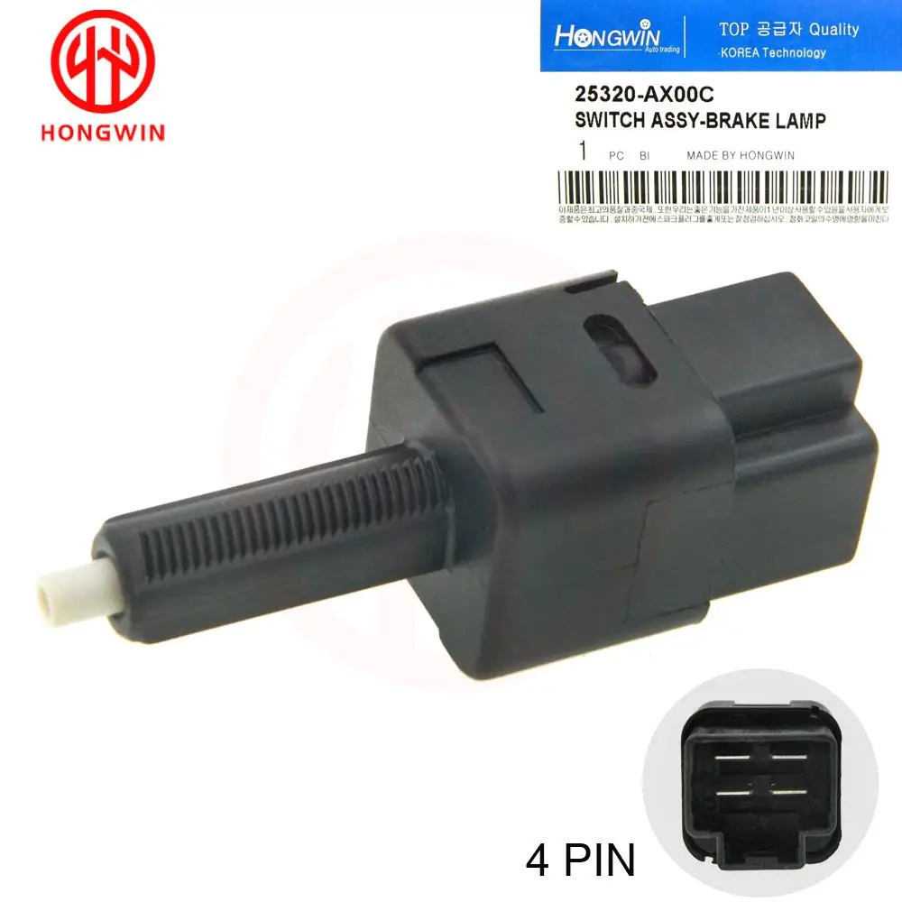 25320-AX00A NISSAN Brake Light Switch; Switch, clutch control (cruise ...