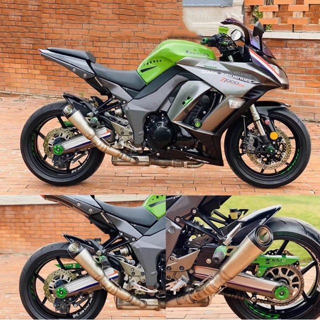 Modified for Z1000 Z1000SX Ninja 1000 1000SX Mid Pipe Motorcycle Middle ...