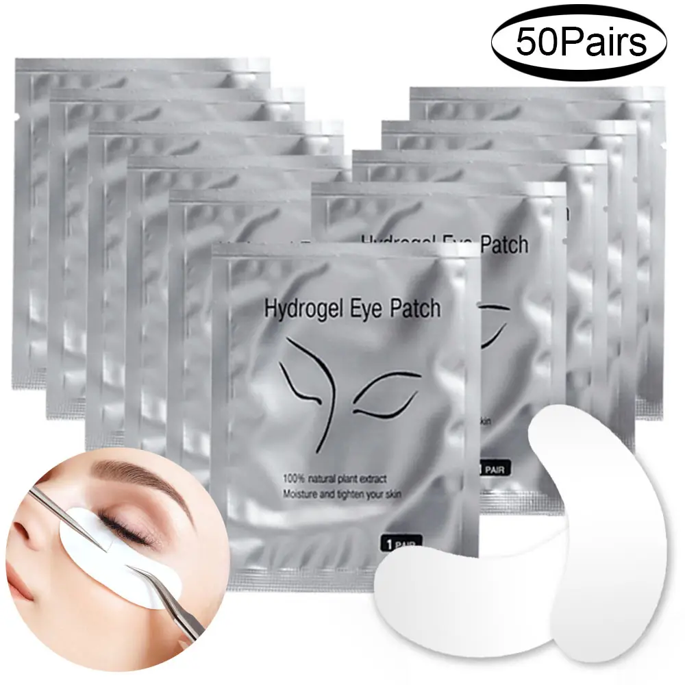 20/50Pairs Lash Extension Eye Stickers Hydrogel Patches Grafting ...
