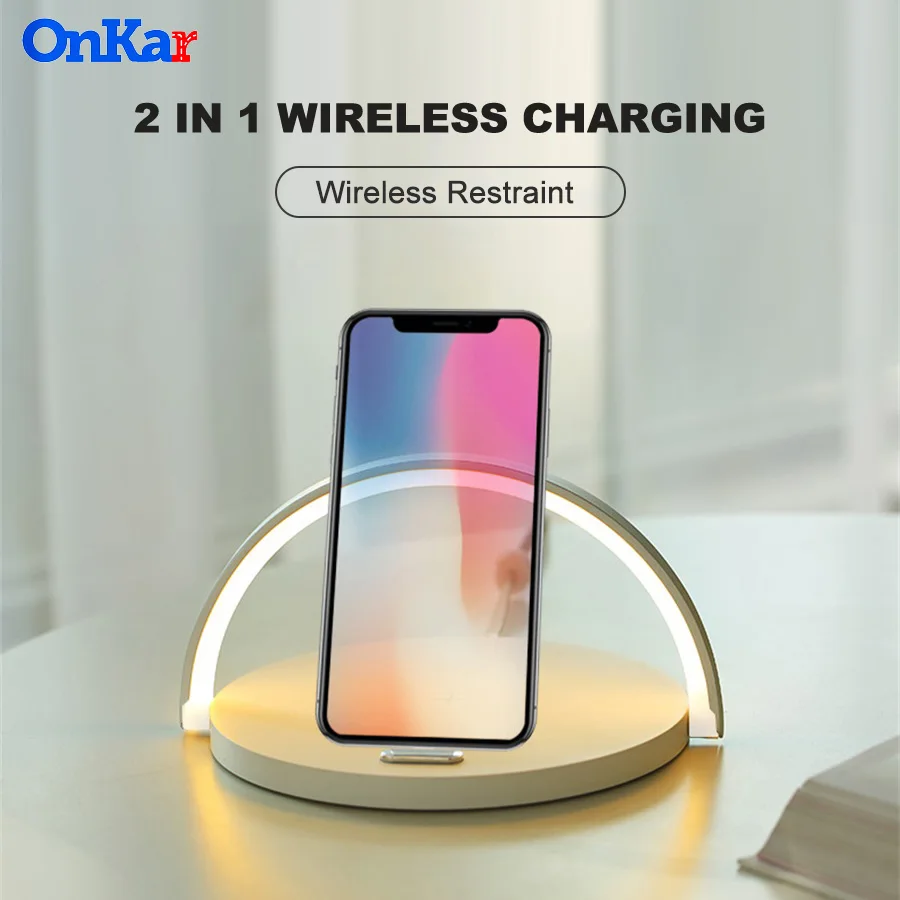 Wireless Charger Stand Qi Fast Charging Base Mobile Cell Phone Quick ...