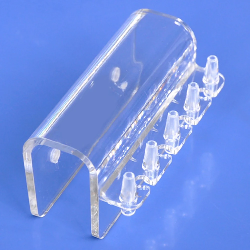 5-Tube-Tank-Aquarium-Pipe-Hanger-Transparent-Soft-Hose-Dosing-Pump-Fish ...