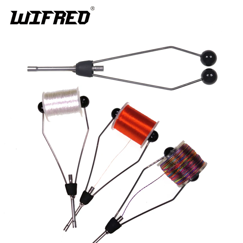 Wifreo 1pc Bi-ceramic Tip Fly Tying Bobbins Holder Smooth Tying Fishing ...