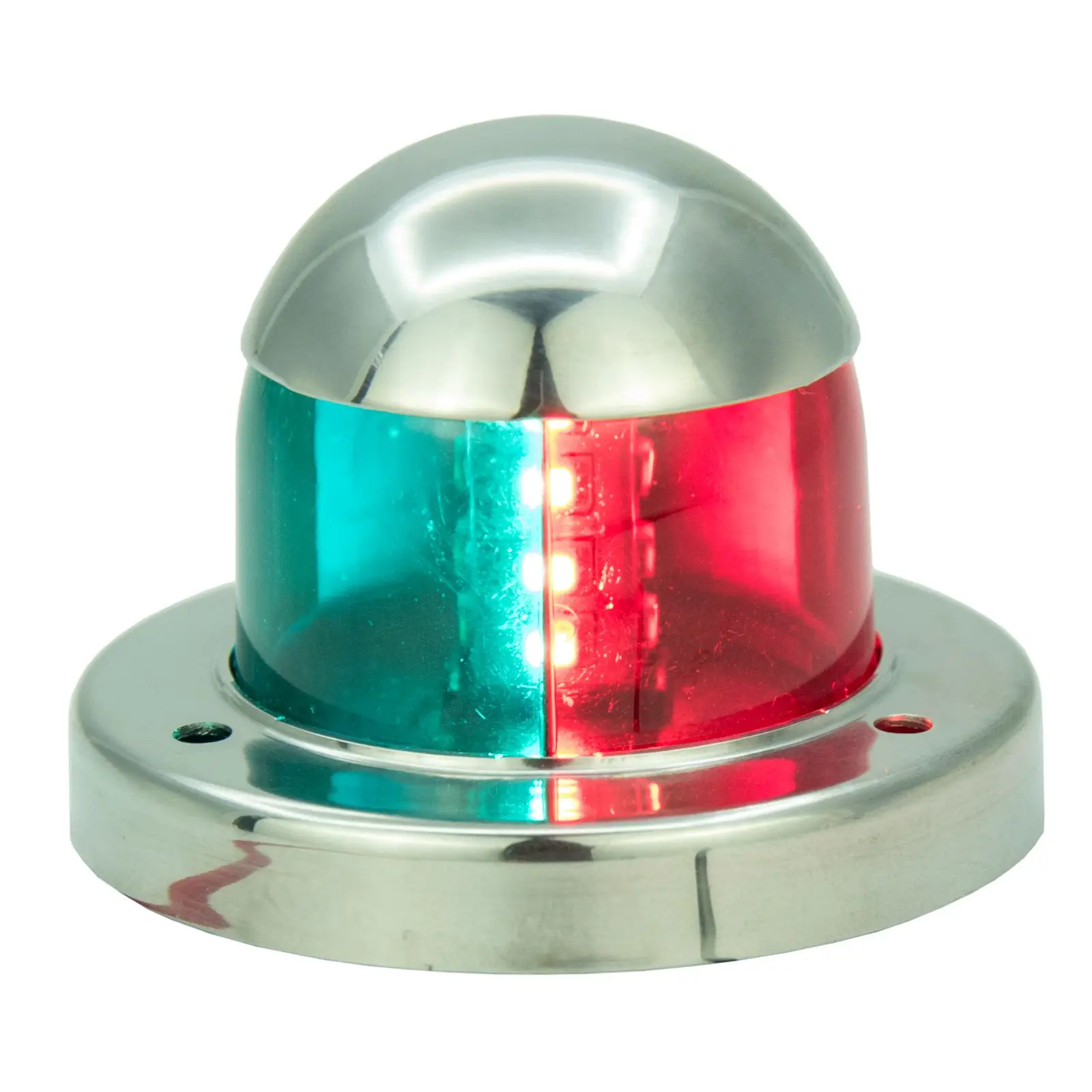 12V Boat Bow Light Yacht Marine Bi Color LED Navigation Lights ...