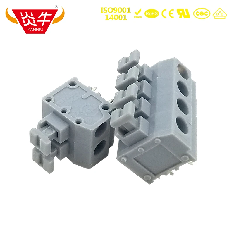 Kf235 5.0 2p ~ 12p Pcb Spring Terminal Blocks Dg235 5.0mm 2pin ~ 12pin ...