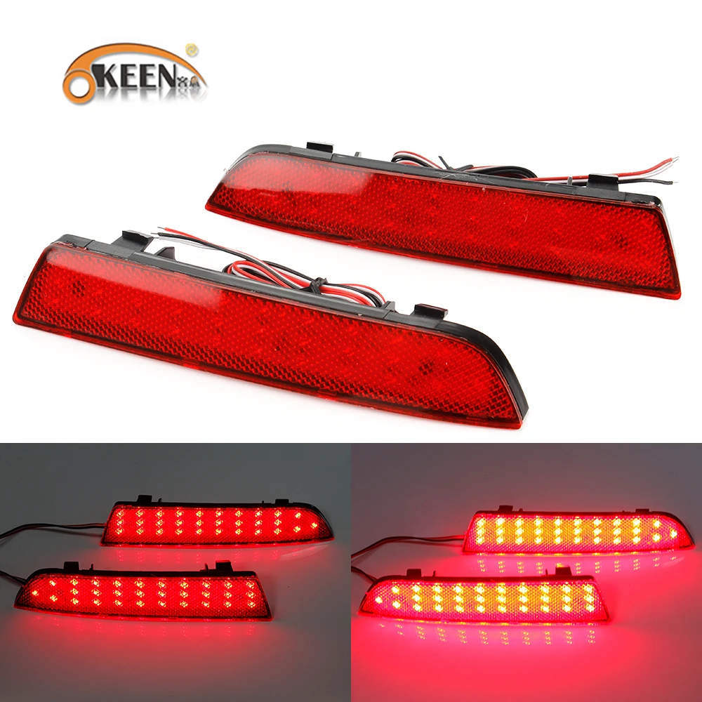 2pcs LED Rear Bumper Reflector Light For Mercedes W447 VITO Box 2014 ...