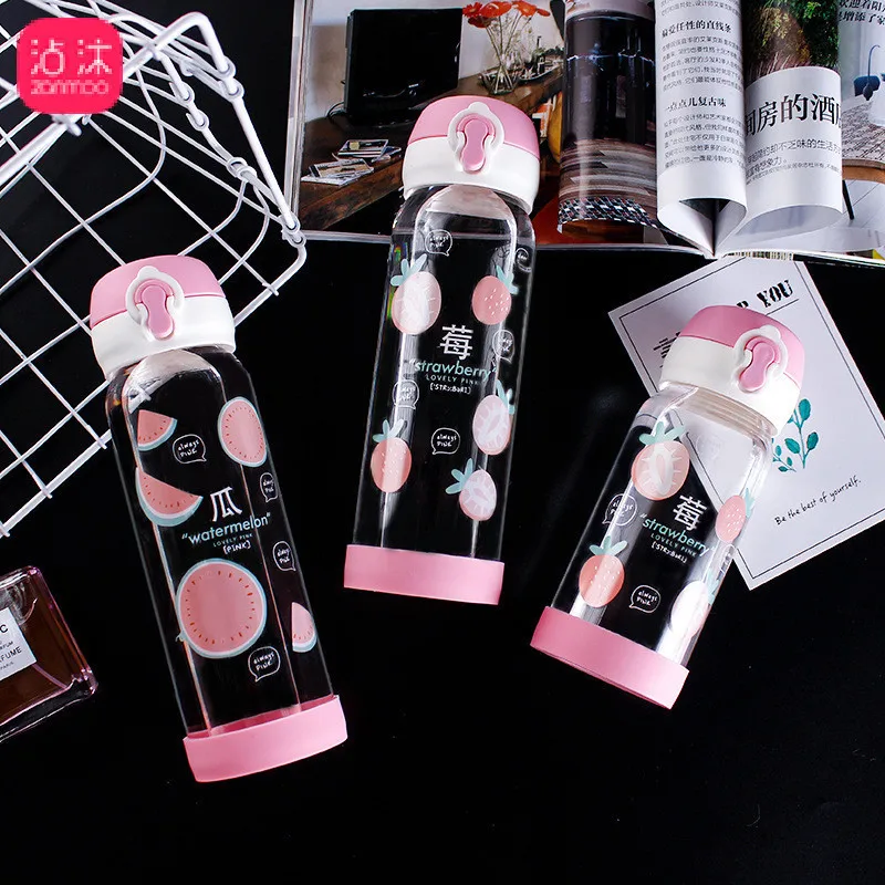 Vaso pequeño de cristal fresco tendencia creativa coreano femenino ...