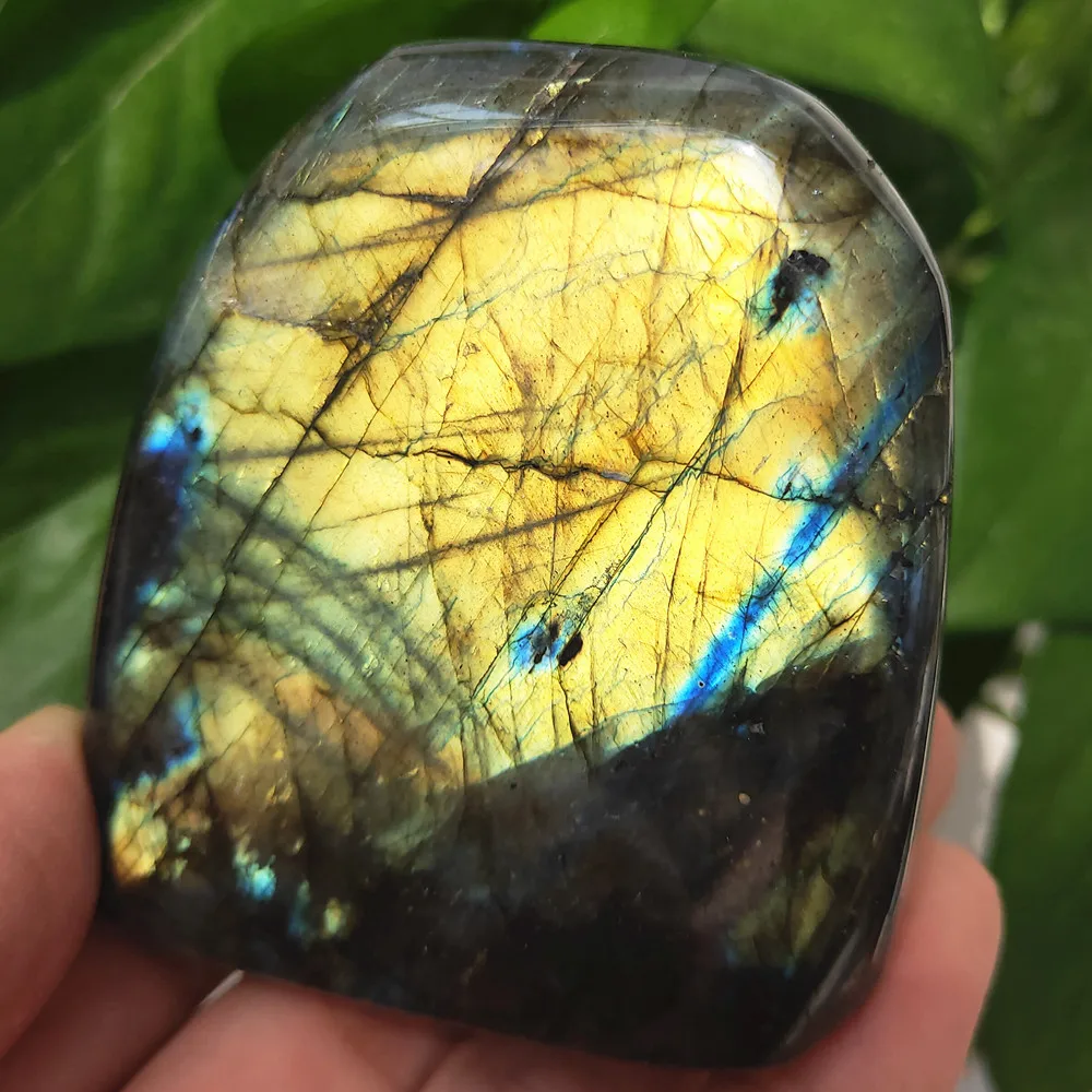 Rocks & Geodes Home & Living Home Décor Flashy Natural Labradorite ...