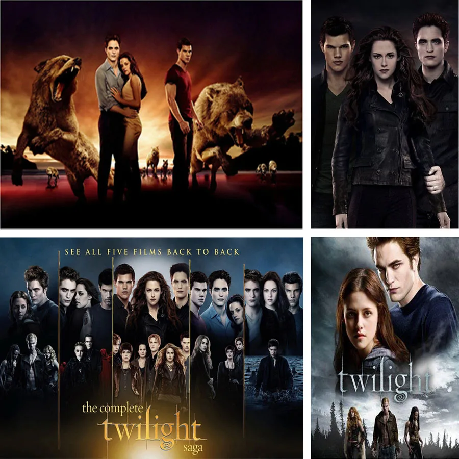 5D DIY Diamond Painting The Twilight Saga Movie Poster Full Round ...