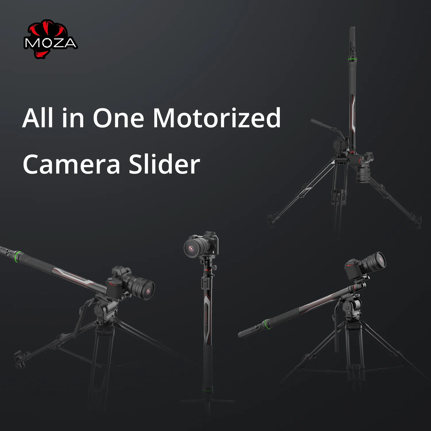 MOZA Slypod E 2-in-1 Motorized Slider Monopod for DSLR/SLR Camera with Accurate Position Speed ...