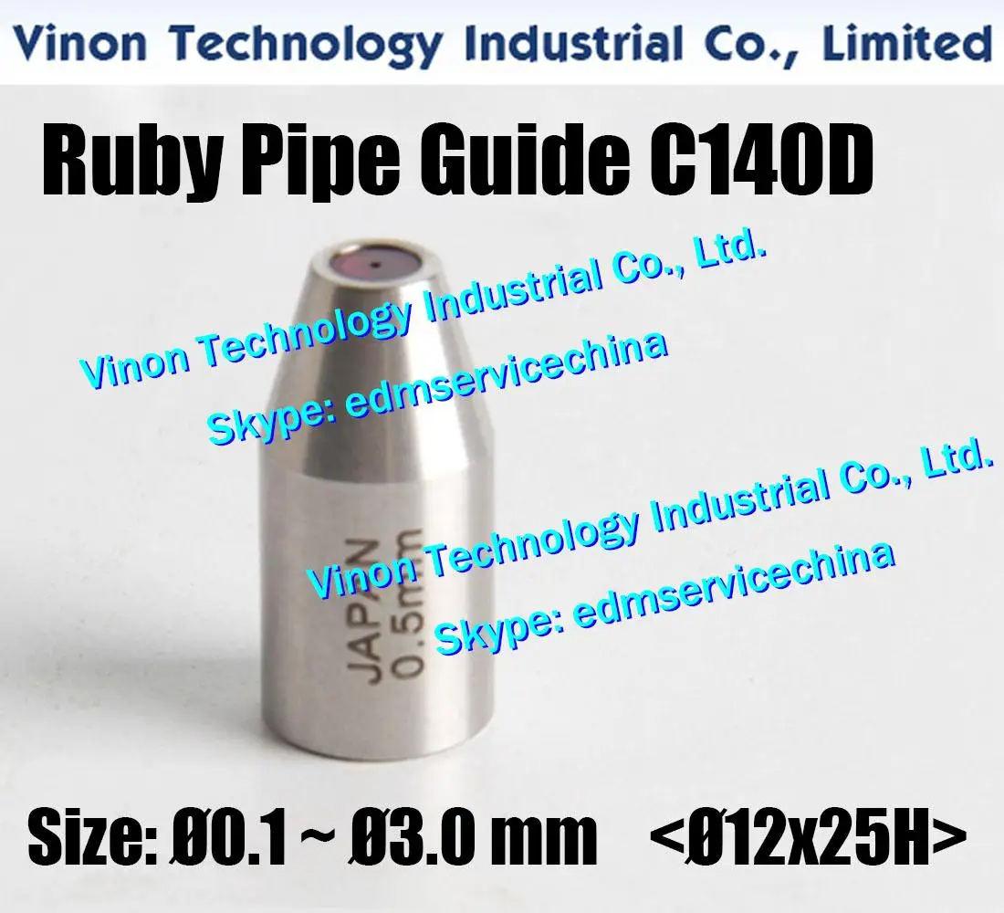 Ø1,2 Mm Edm Ruby Pipe Guide C140D (Ruby Típus) Ø12X25H Csőfúró Útmutató ...