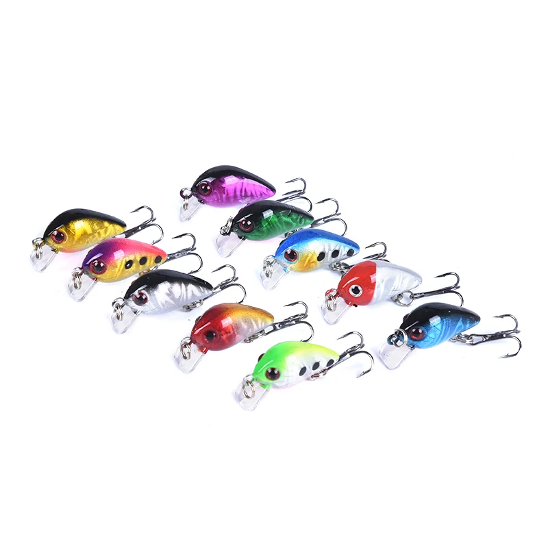 10pcs-Crank-Minnow-Stream-Fishing-Lure-Mini-Trout-Baits-Small-Whopper ...