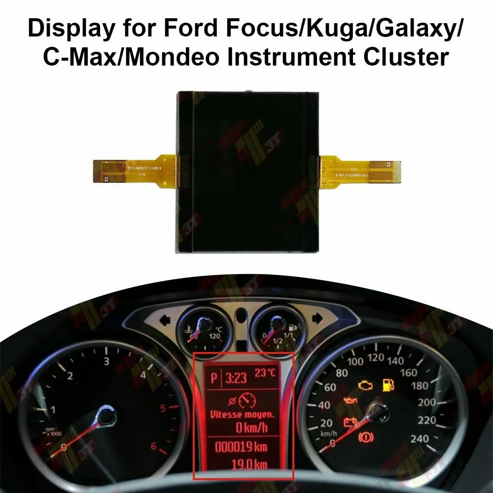 LCD-Instrument-Display-for-Ford-C-MAX-S-MAX-MK1-GALAXY-KUGA-Mondeo ...