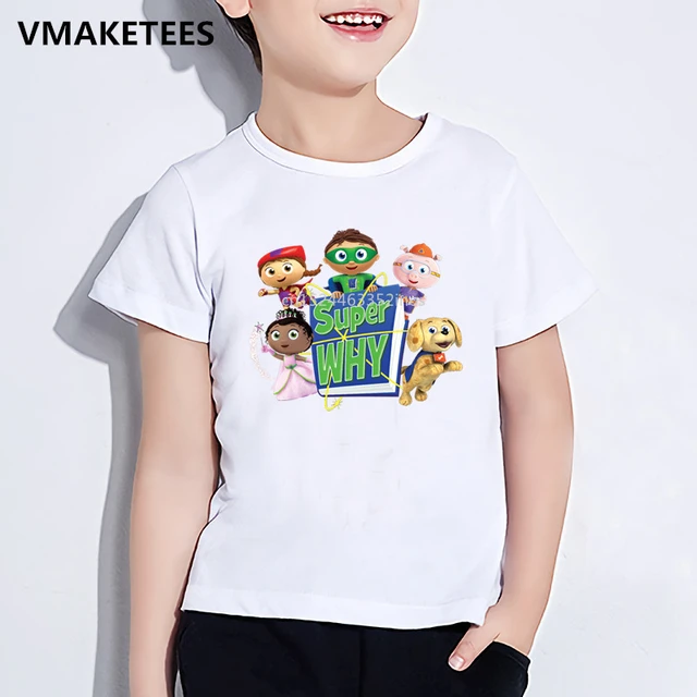 Super Why Shirt Logo