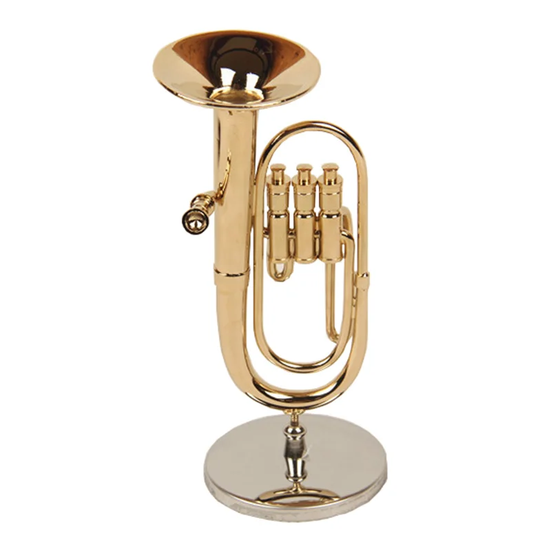 Euphonium-Model-Copper-Gilded-Musical-Instrument-Modle-Music-School ...