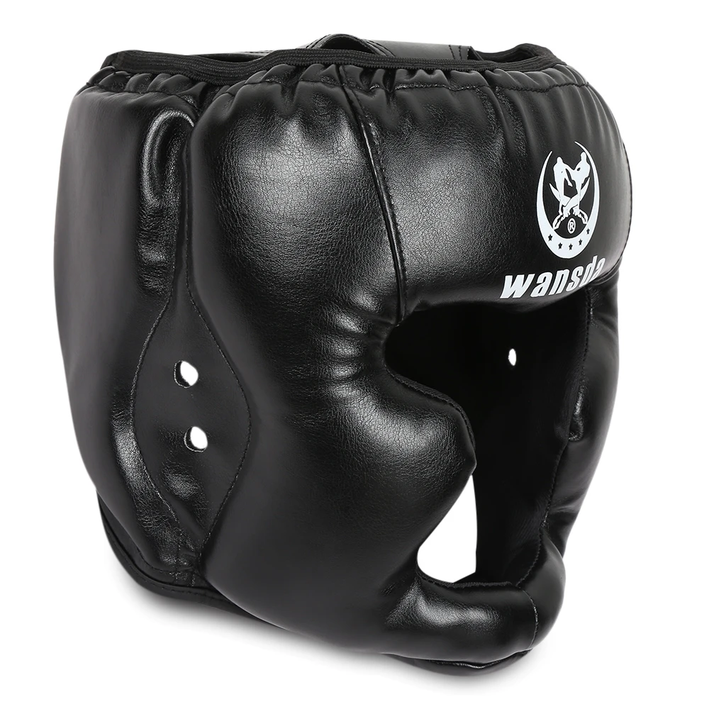 Kick-Boxing-Helmet-for-Men-and-Women-PU-Karate-Muay-Thai-Free-Fight-MMA ...