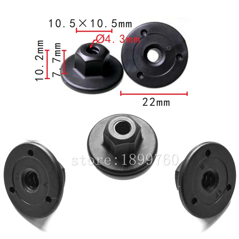 10x-OEM-auto-clips-Retainer-Chassis-Rear-Bumper-for-BMW-07-14-7-169-847 ...