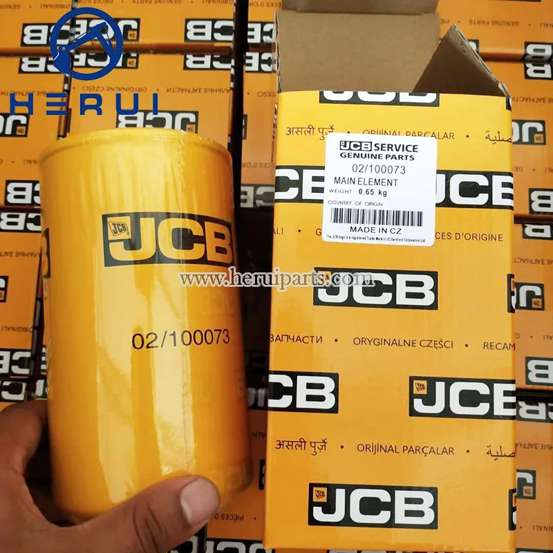Engine Oil Filter 02/100073 For 02/100073 for JCB Excavator Filter ...