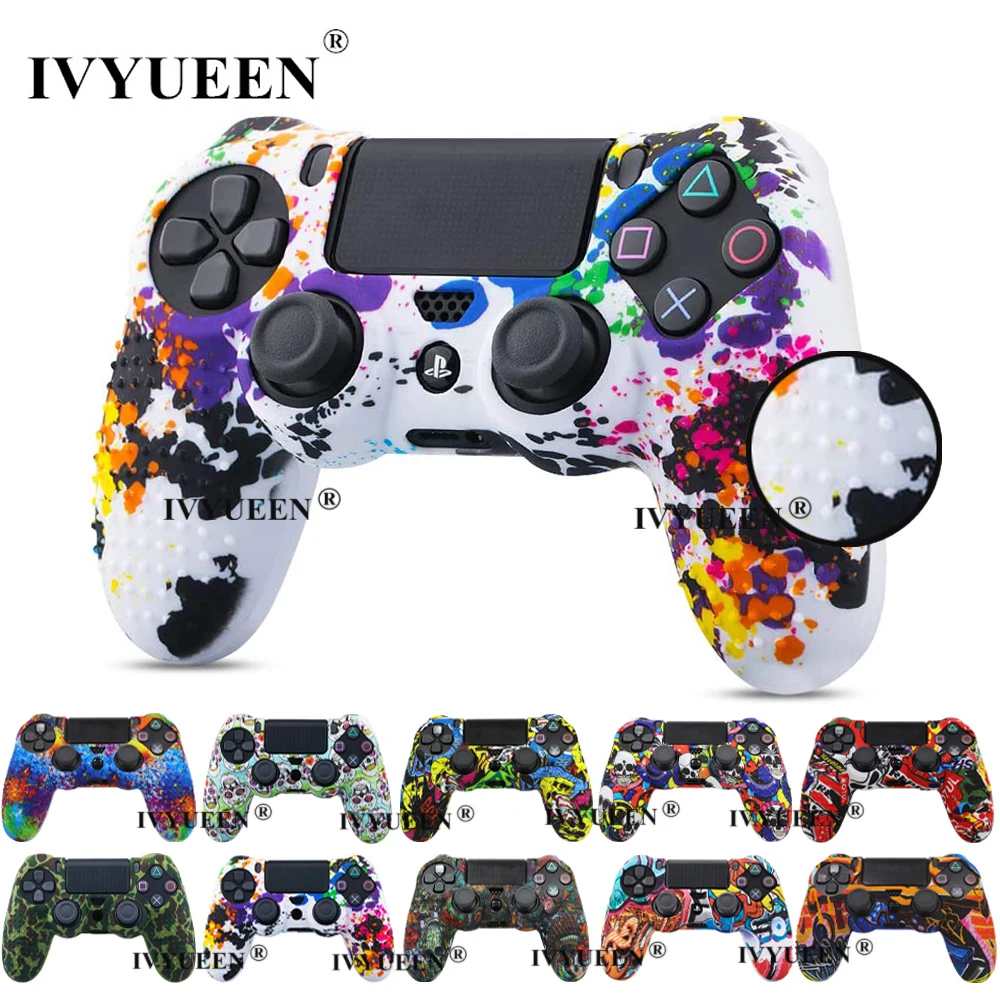 Ivyueen Anti Slip Silicone Protective Skin Case For Sony Dualshock 4 ...