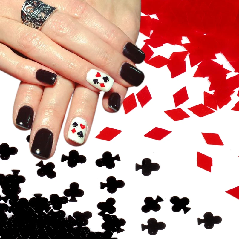 Playing Card Nail Art