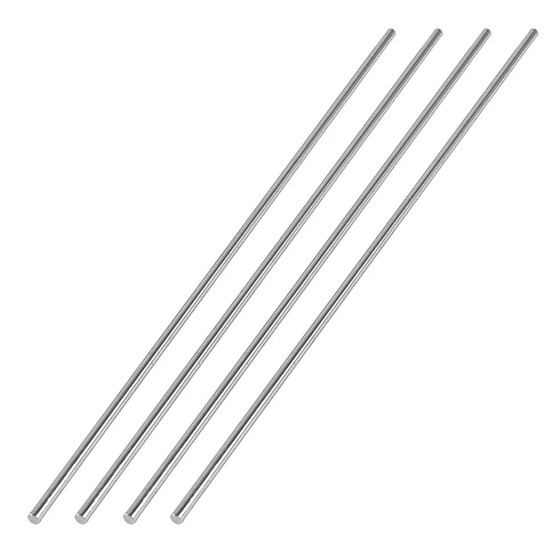4Pcs 150mm x 2mm Silver Tone Metal Round Rod for RC Aircraft Model|Tool ...