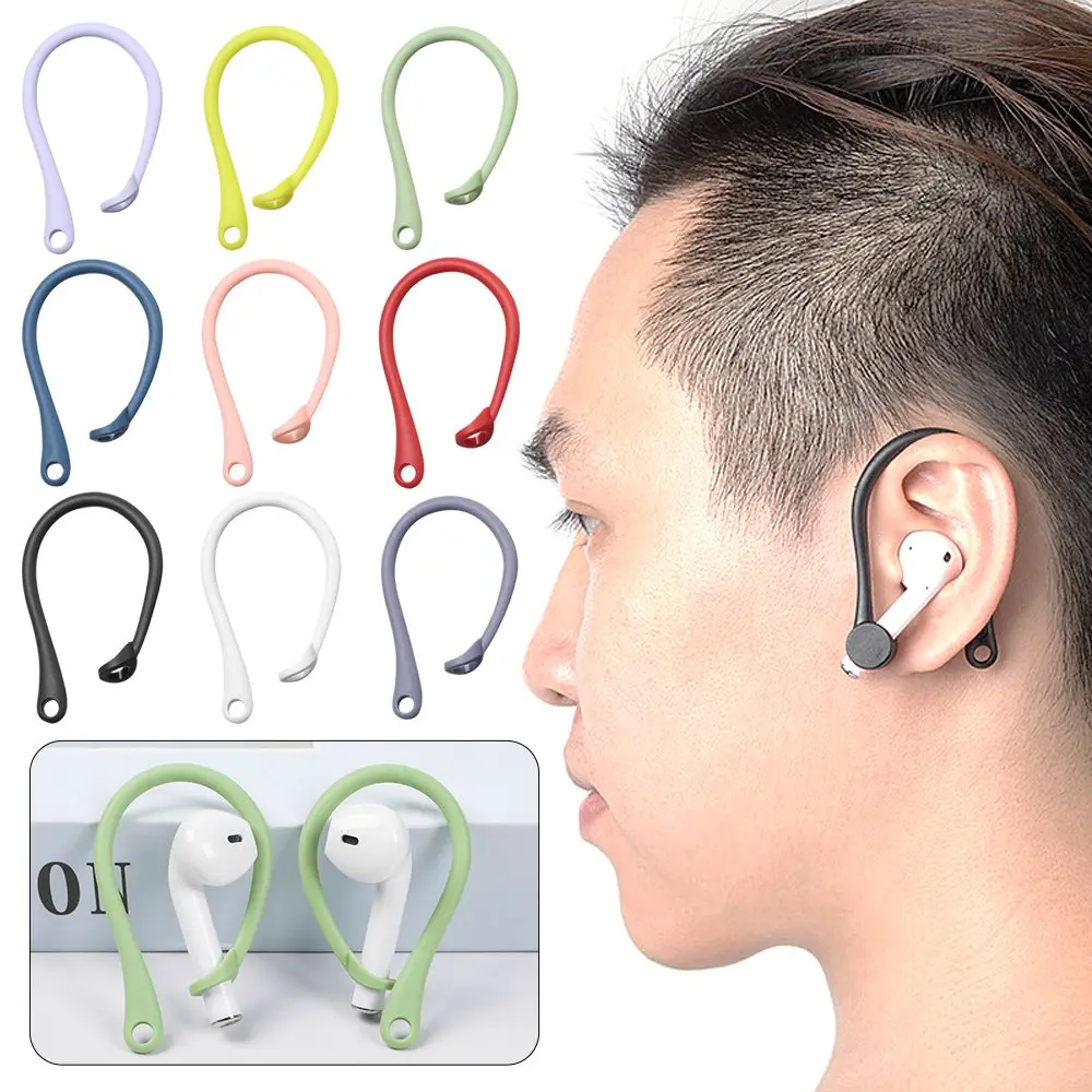 1Pairs-For-Apple-AirPods-1-2-3-Pro-Ear-Hooks-Anti-Lost-Earing-Holders ...