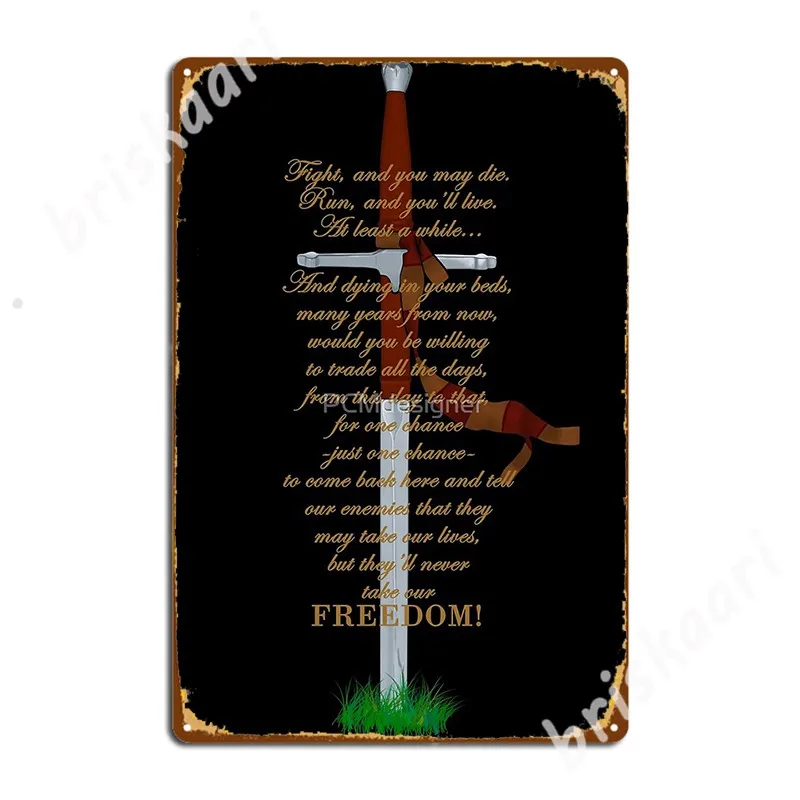 Freedom Metal Signs Cinema Garage Decoration Cinema Living Room Custom ...