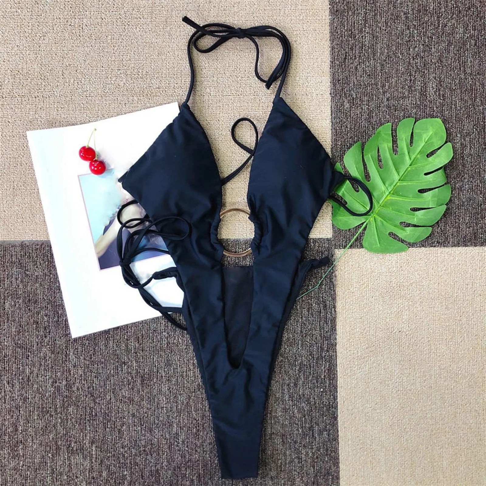 Extreme Bikini 2022 New Black Brazilian Woman Swimsuit One Piece ...