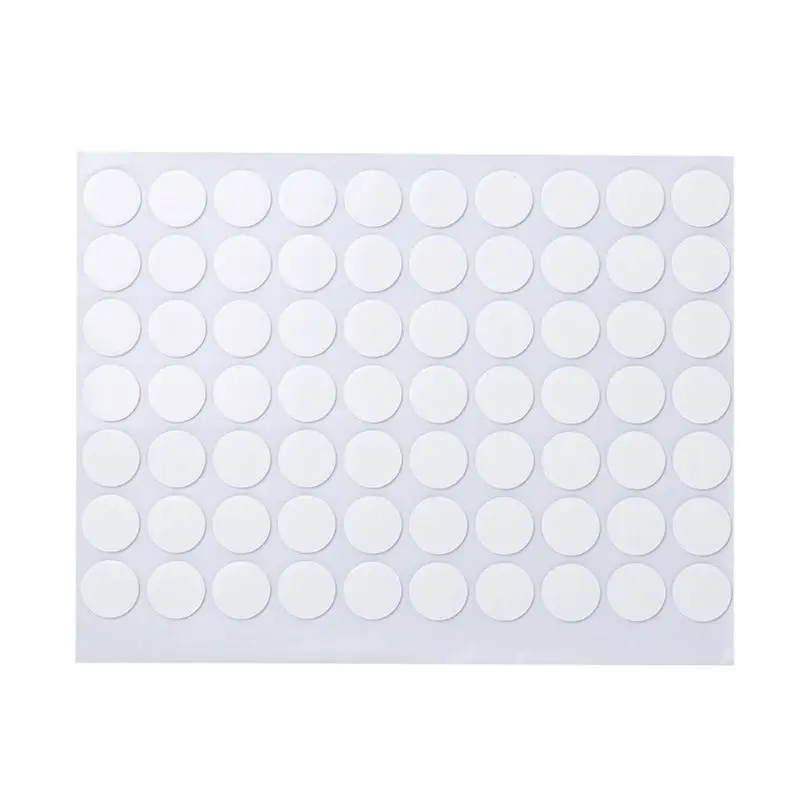 70Pcs Multi-Use Round Sticker Silicone Double-Sided Sticky Dots Self ...