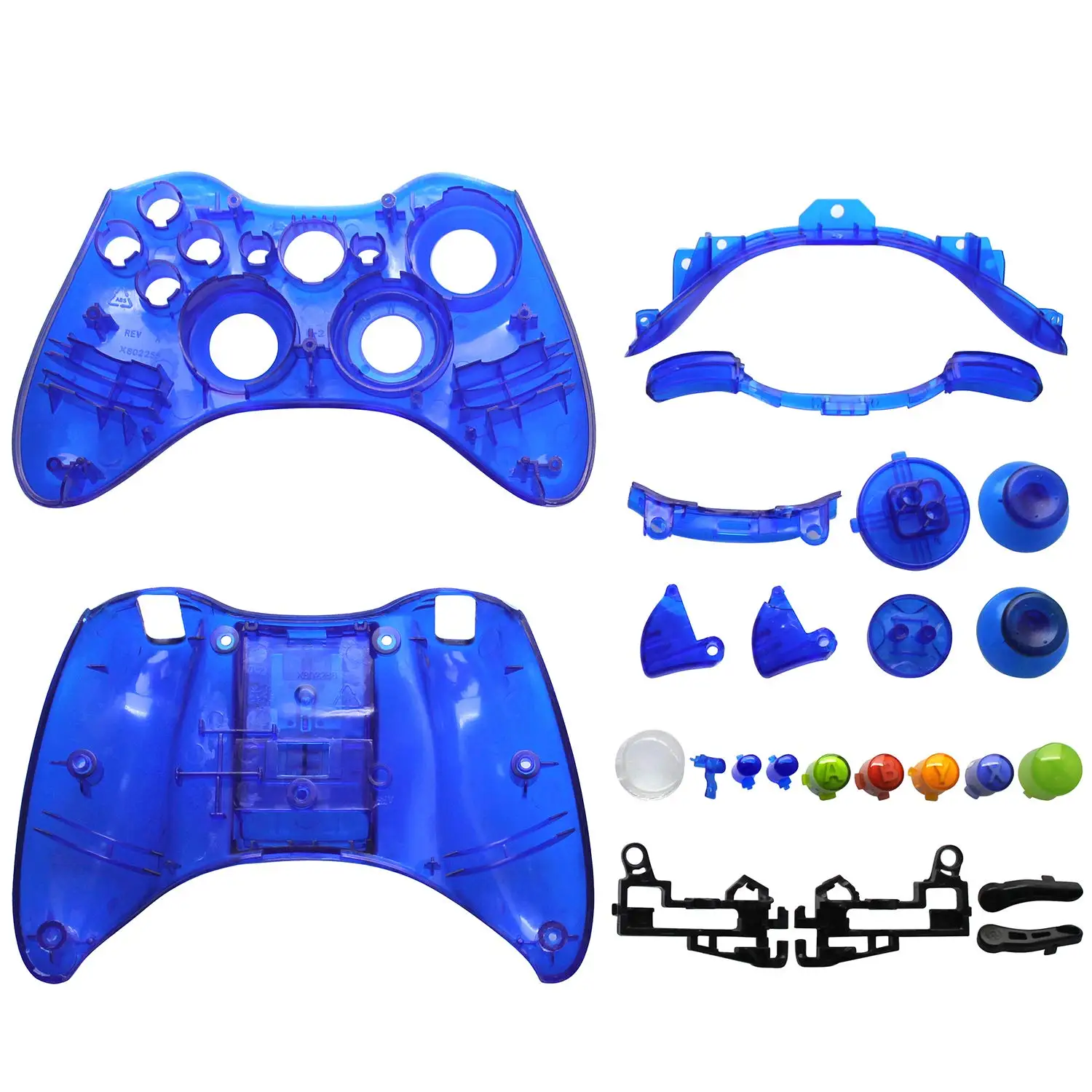 Xbox 360 Controller Wireless Blue Chrome