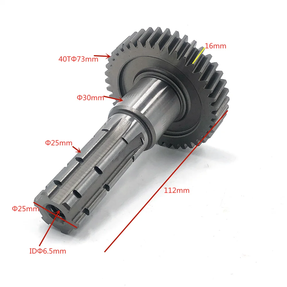 40T Output Shaft Gear For GY6 150cc 180cc 200cc Buggy Engine ...