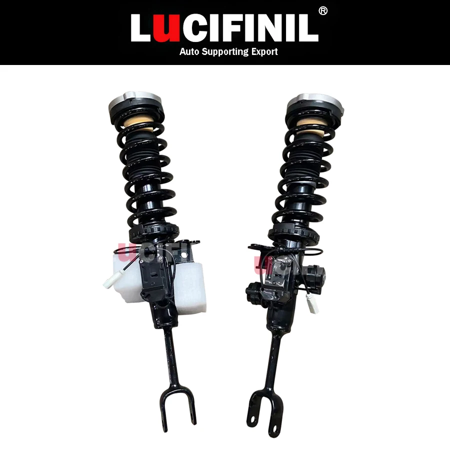 LuCIFINIL 프론트 스트럿, EDC 서스펜션 스프링 충격 어셈블리 포함, BMW F01 F02 37116796926 ...