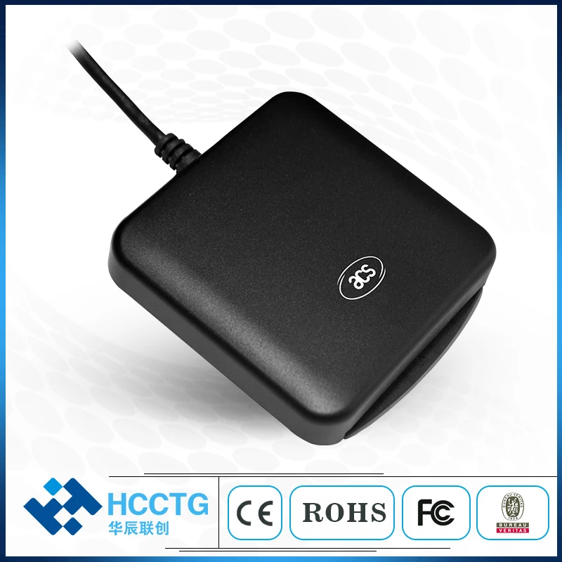 Cashless Acs Usb Ic Mini Chip Smart Card Reader / Writer Acr39u-u1 ...