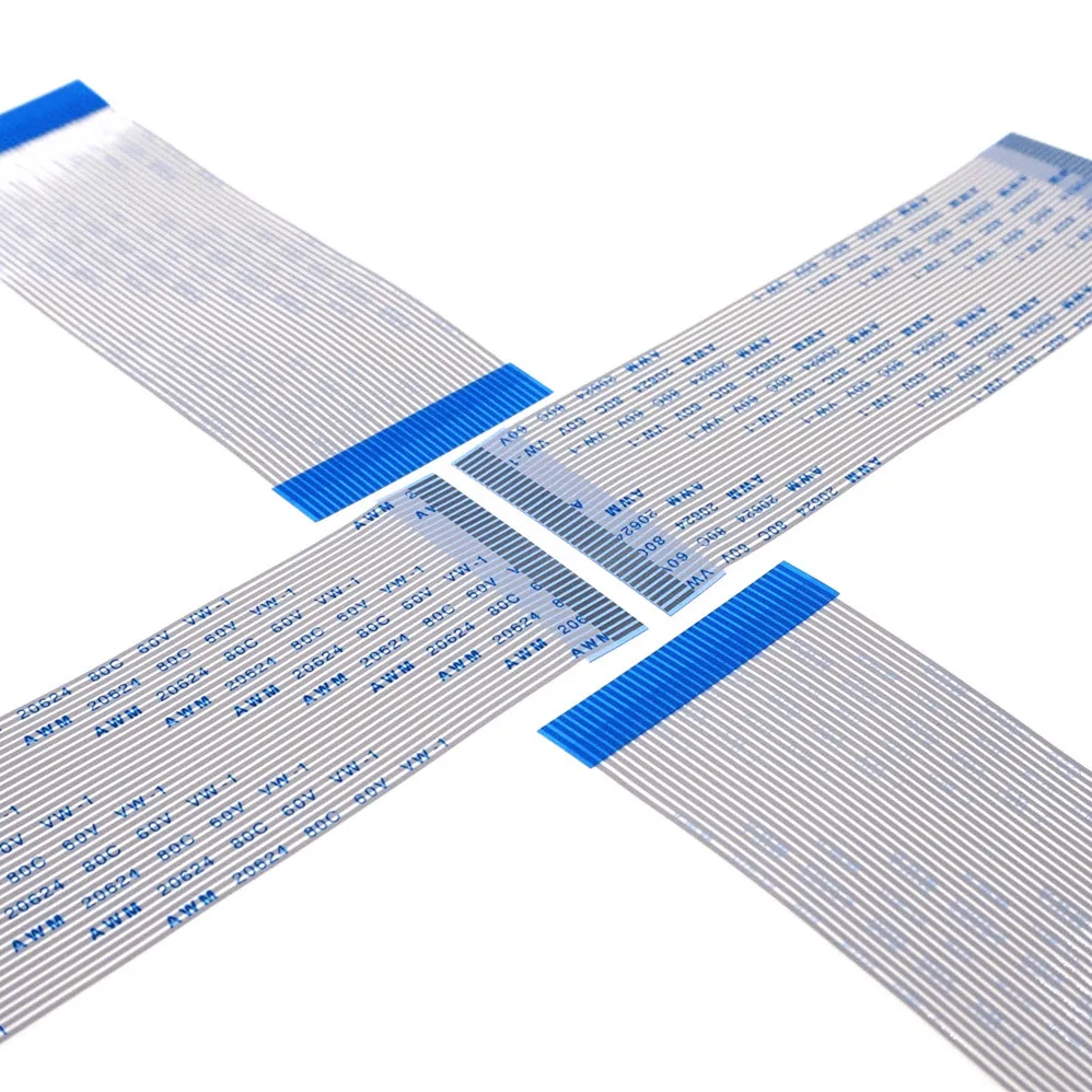 Cable plano Flexible FPC FFC de 34 Pines, paso de 1,0 MM, mismo lado ...