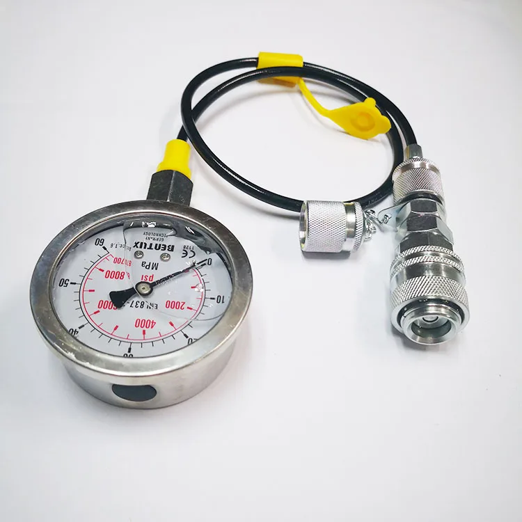 For Caterpillar C/AT excavator quick connector pressure gauge pressure ...