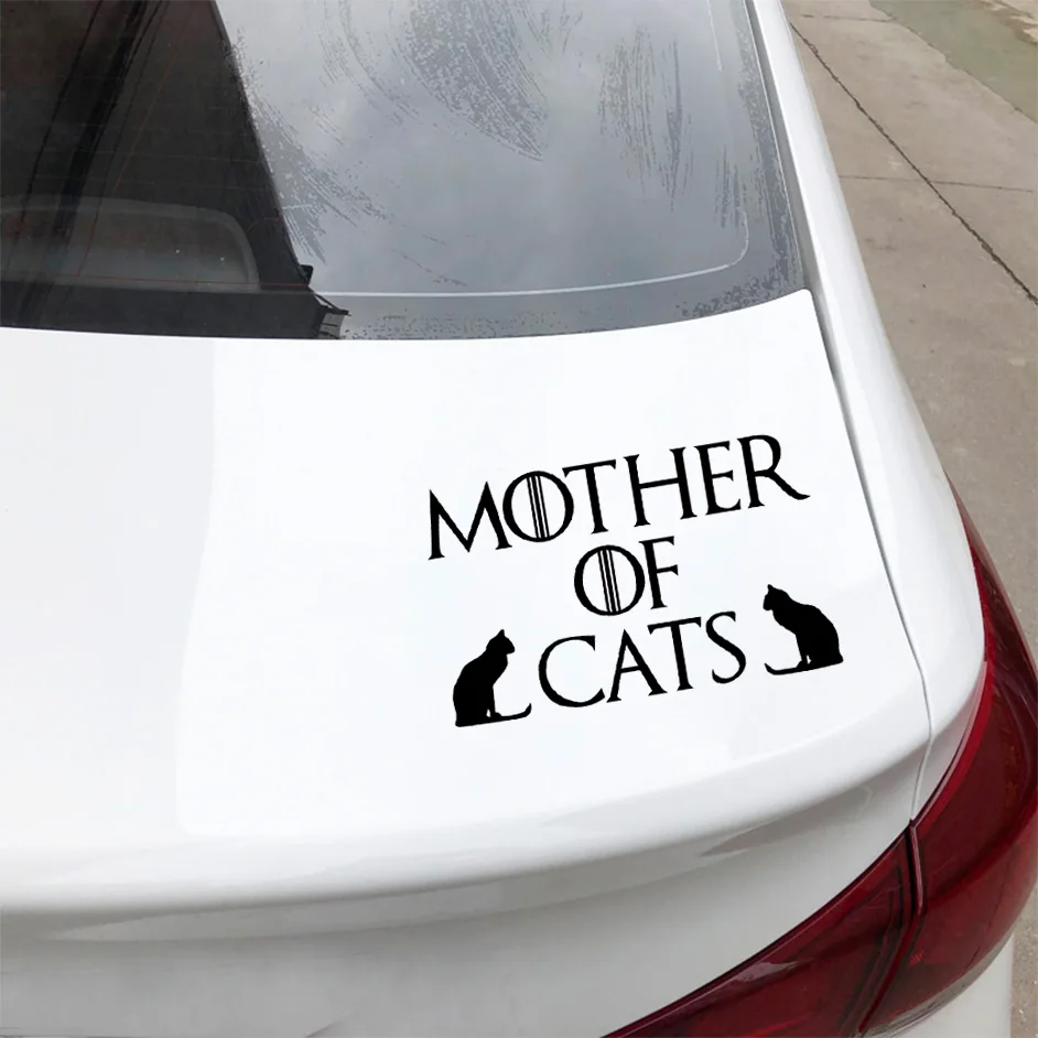 10 Styles Cartoon Character Cat Car Stickers Wrap Vinyl For car Door ...