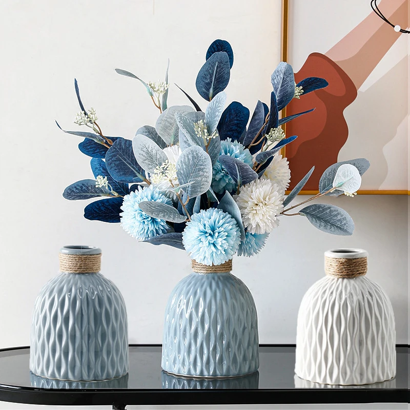 Decor Living Room Ceramic Vase | Ceramic Flower Vase Home Decor ...