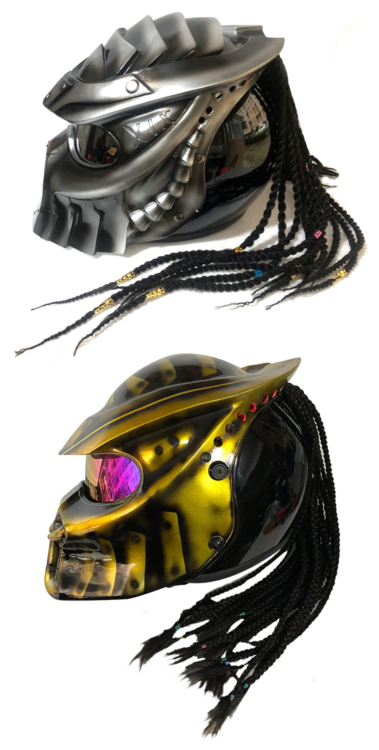 Predator Full face motorcycle helmet Alien Cycling helmet – SmeshMega.com