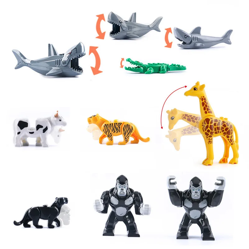 Dinosaur Building Blocks Ridgeback Tyrannosaurus rex Triceratops ...