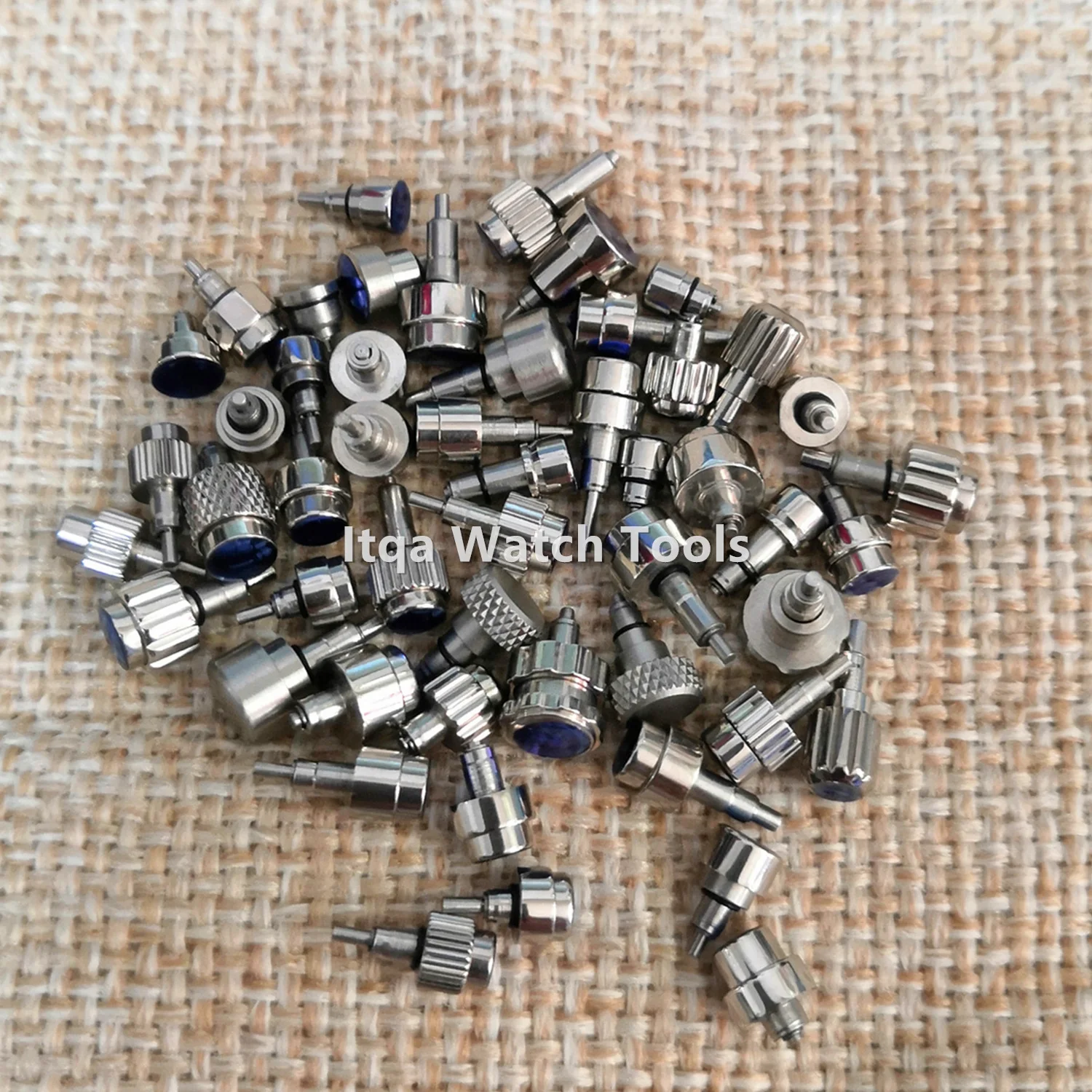 Watch-Accessories-Stainless-steel-Random-Size-Watch-Crown-Parts-Set ...