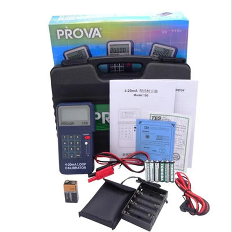 PROVA100 교정기 모니터 미터 TES PROVA 100 프로세스 루프 교정기 4 20m|calibre|calibration ...