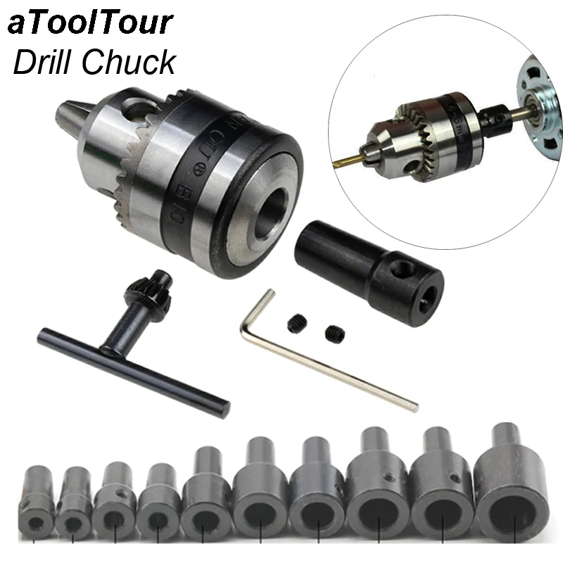 Mini-Electric-Drill-Chuck-Threaded-Clamp-0-6mm-6mm-B10-Mount-Taper ...