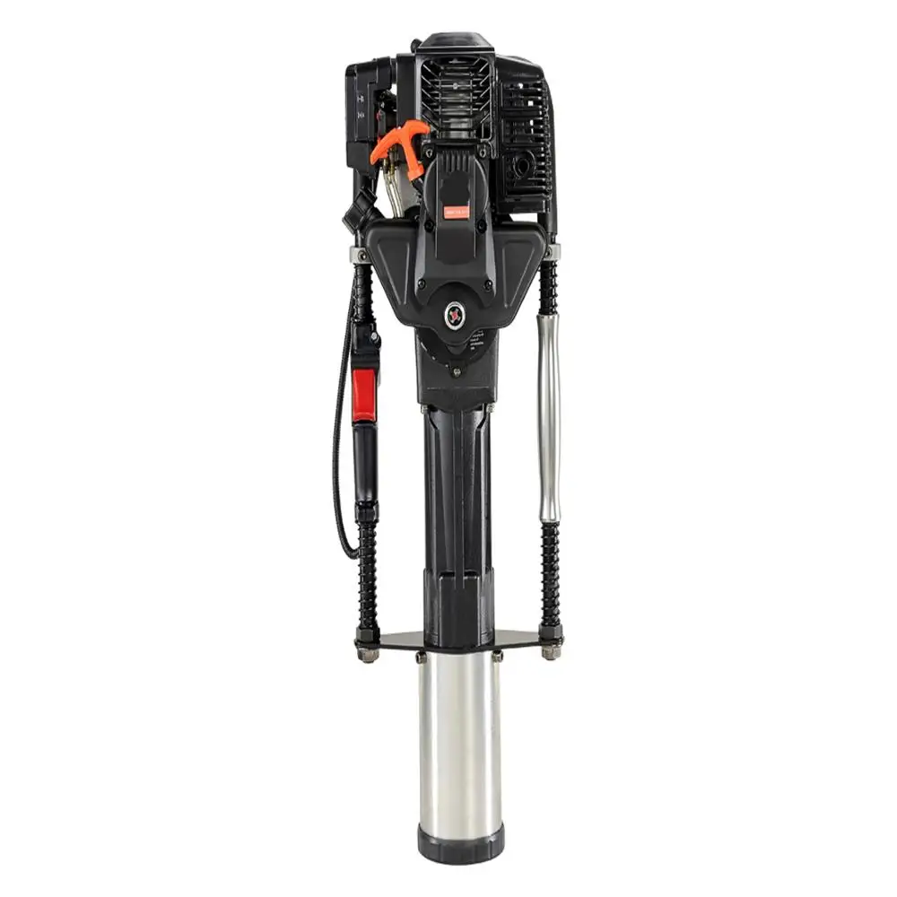 Small type pile driver,guardrail triangle steel single 2/4-stroke ...