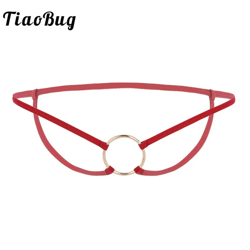 TiaoBug Sexy Men Underwear Low Waist G-string Thong Translucent See ...