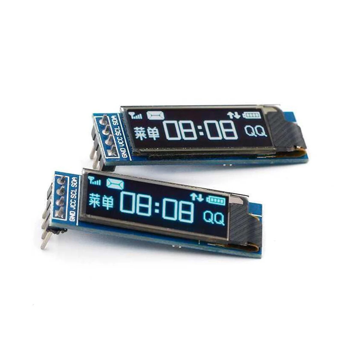 0.91 inch OLED display module white/blue OLED 128X32 LCD LED Display ...